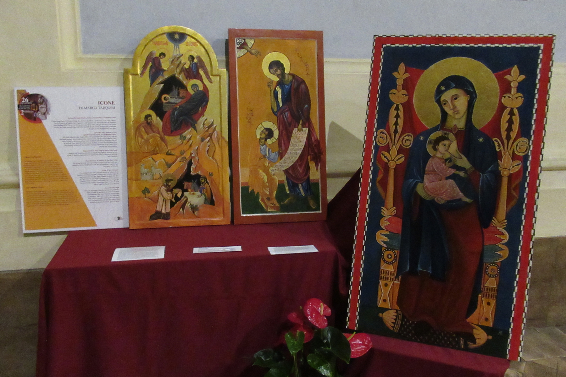 La mano di Dio: in mostra a Sant'Agostino le icone di don Marco ...